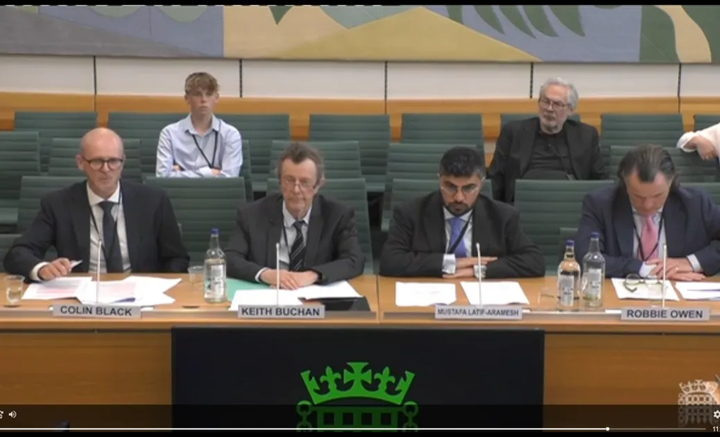 TPS at the Transport Select Committee